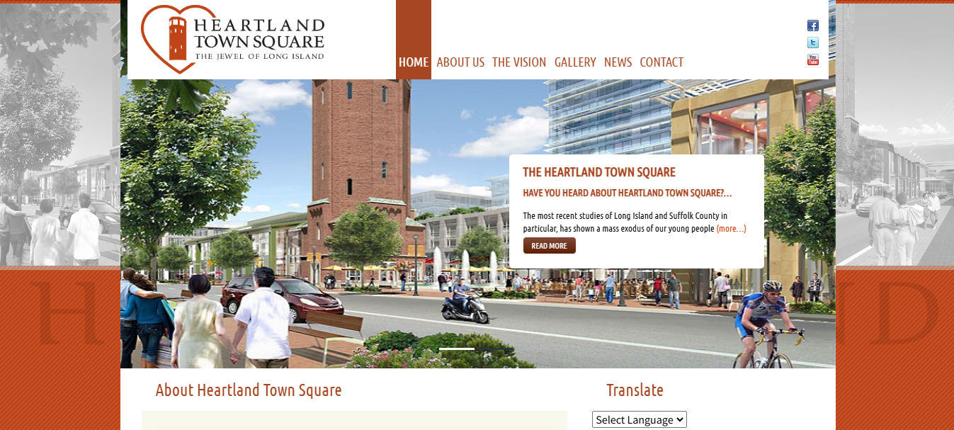 Heartland Town Square Case Study | Website Design & SEO by MJW Media